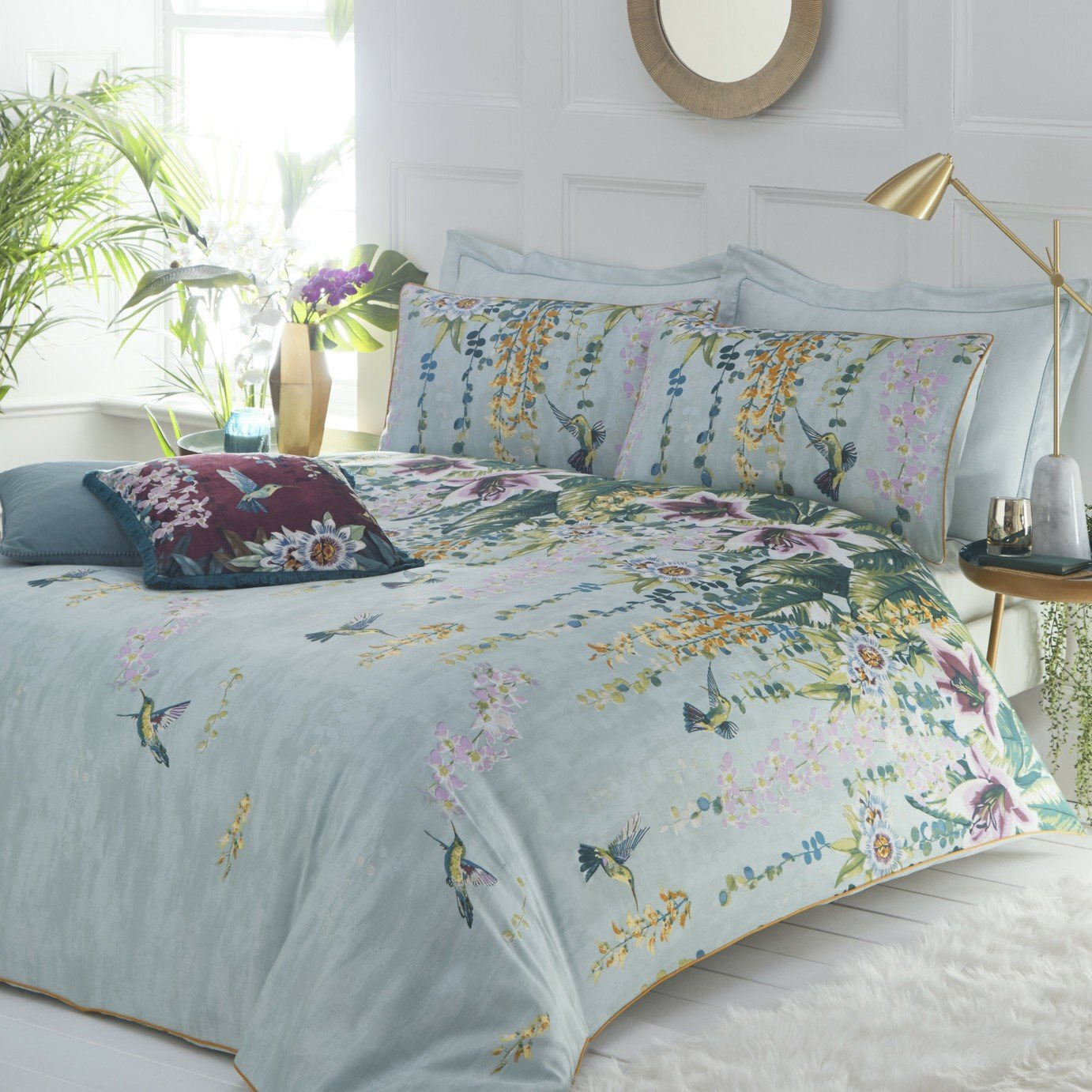 Paoletti Cotton Hanging Gardens 200TC Bedding Set - Double by Argos ...
