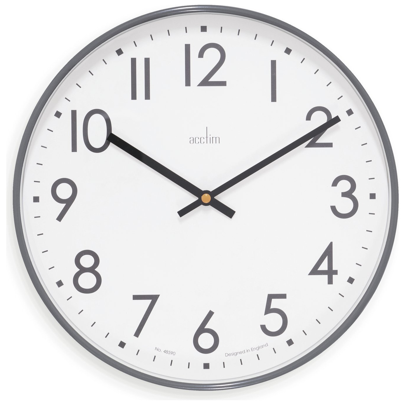 Acctim Harefield Analogue Wall Clock - Aston Grey by Argos | ufurnish.com