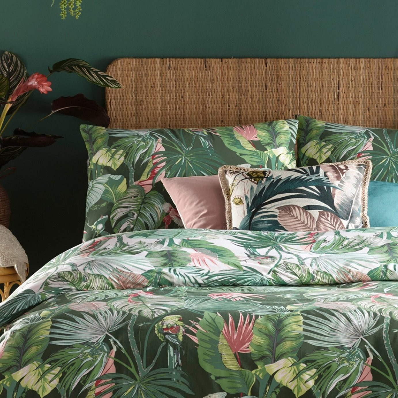 Furn Amazonia Rainforest Green Bedding Set - Single by Argos | ufurnish.com