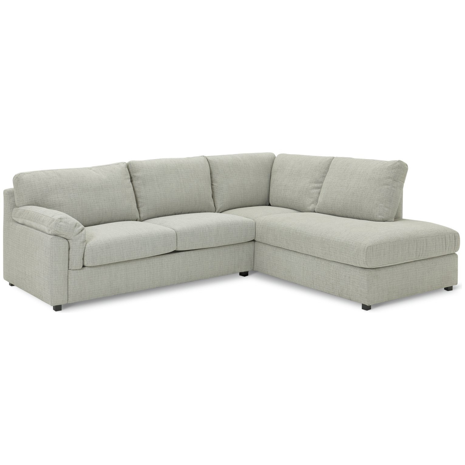 Habitat Florence Fabric Right Hand Corner Chaise Sofa- Cream by Argos | ufurnish.com