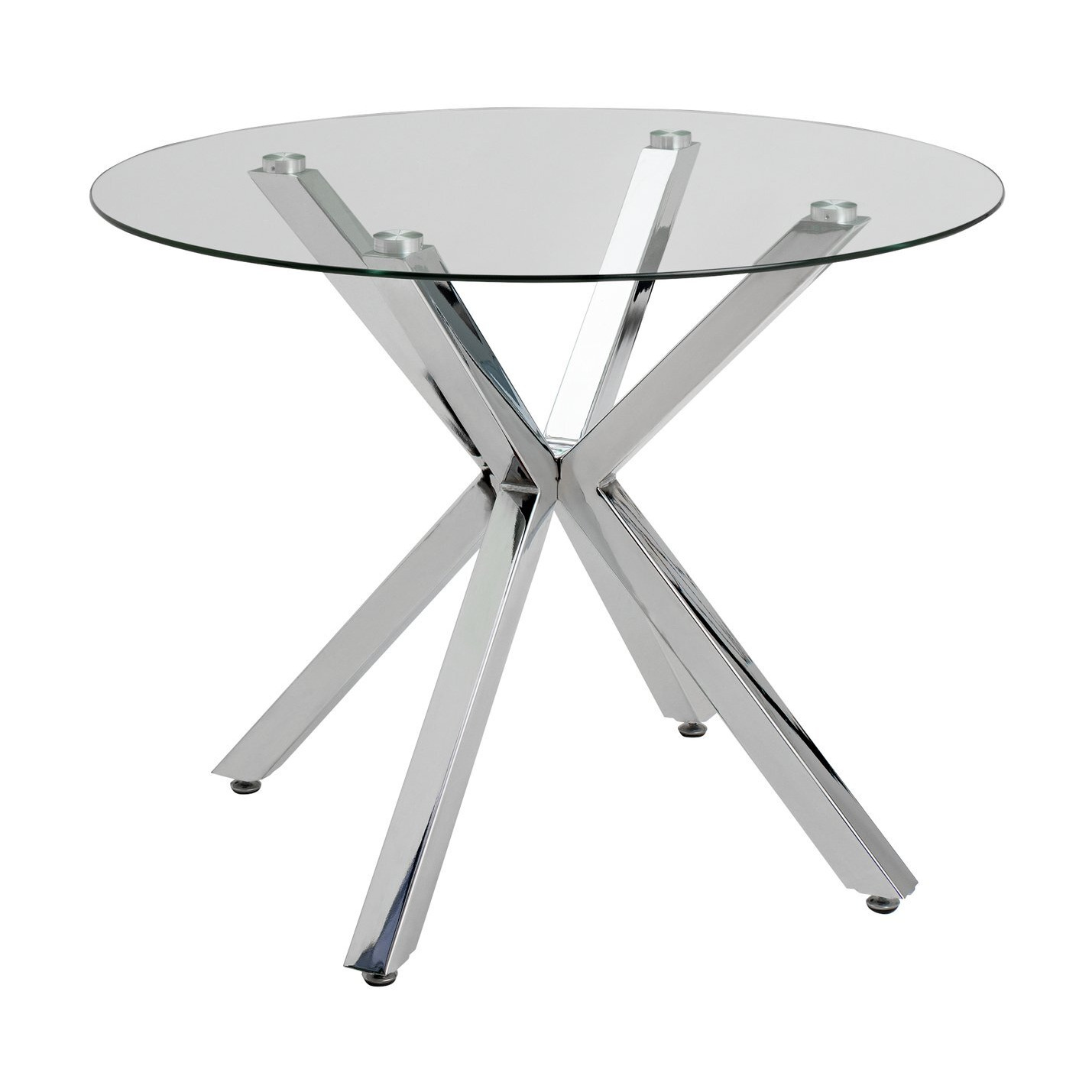 Argos Home Alice Dining Table - Chrome by Argos | ufurnish.com