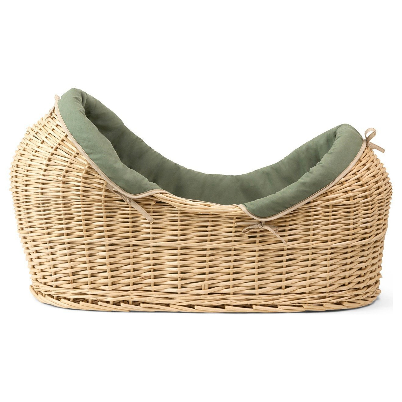 Clair de Lune Green Organic Noah Pod Moses Basket With Stand by Argos ...