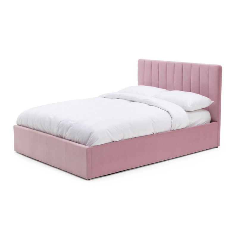 Habitat Pandora Double Ottoman Bed Frame - Pink by Argos | ufurnish.com