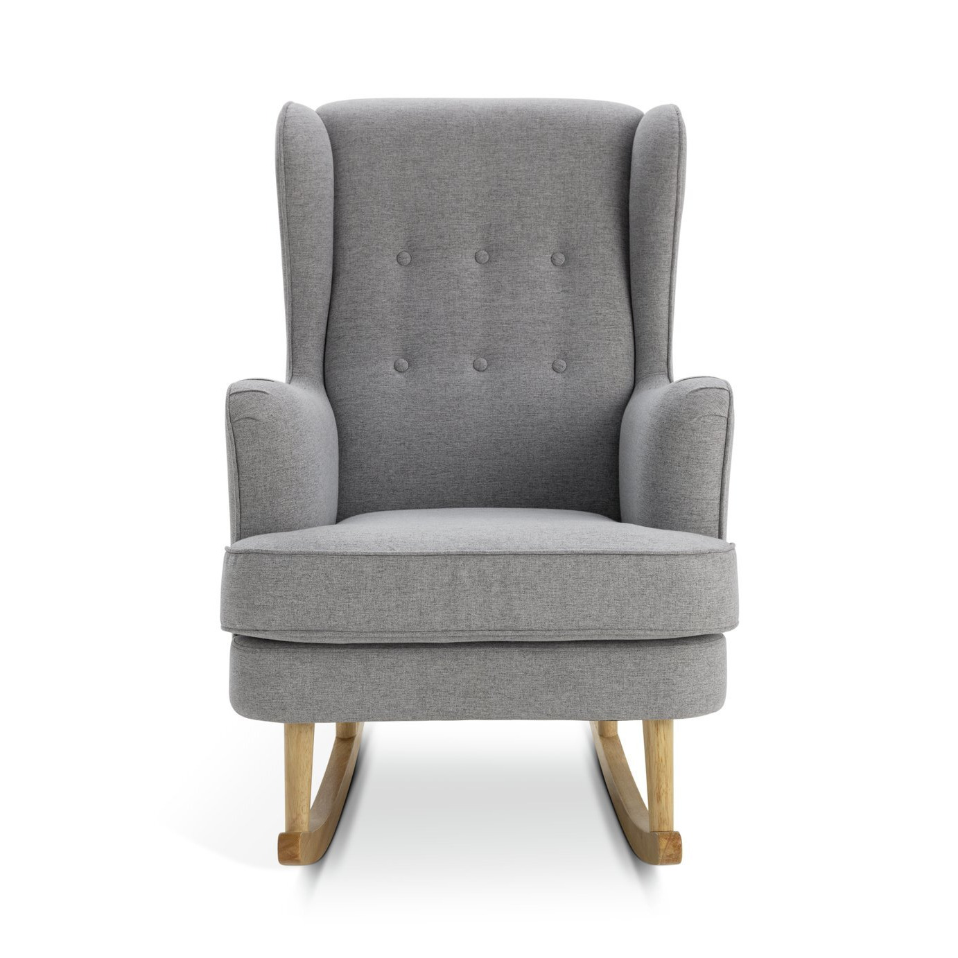 Habitat Callie Fabric Rocking Chair - Light Grey by Argos | ufurnish.com