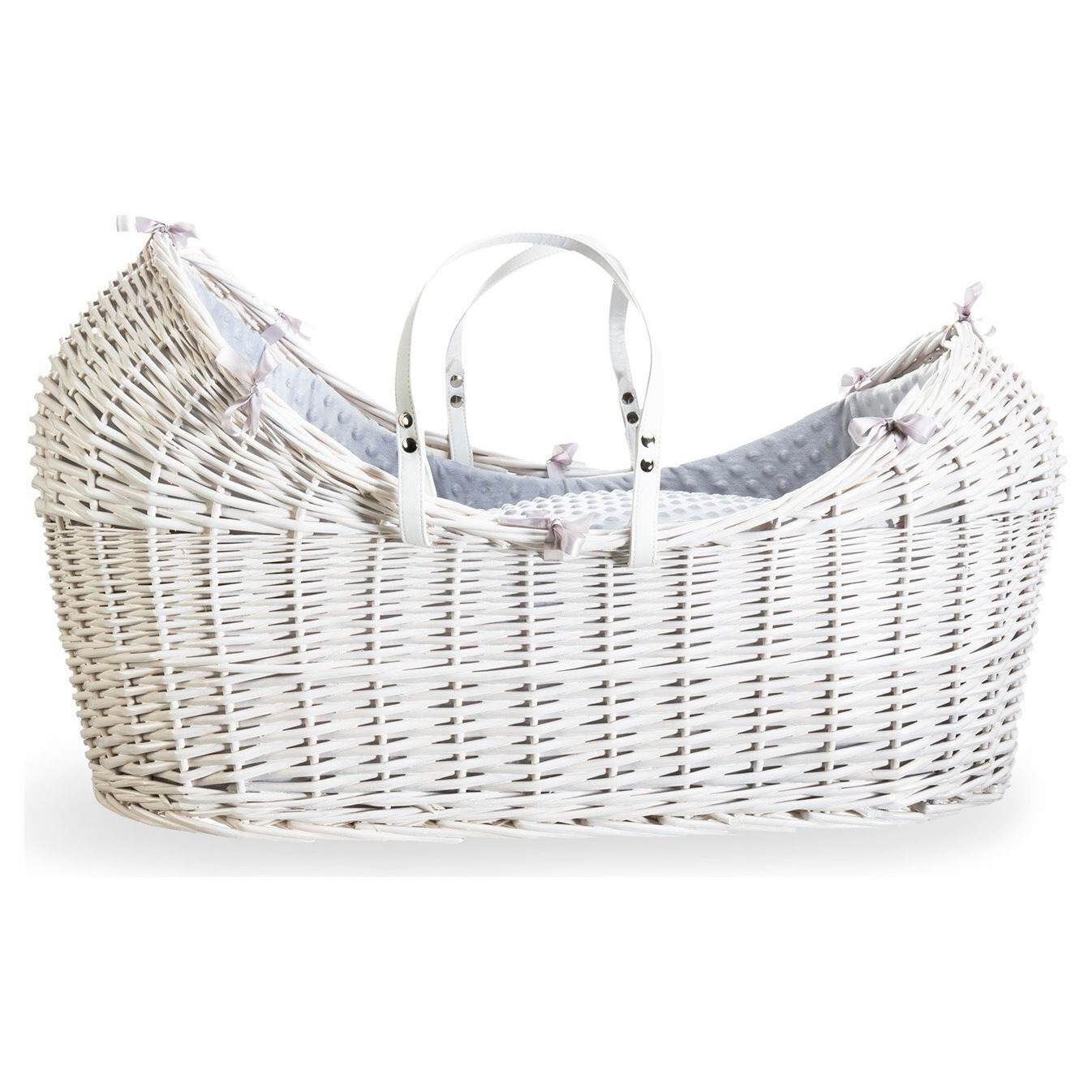 Clair de Lune Noah Pod Basket with Dimple Grey Stand by Argos ...