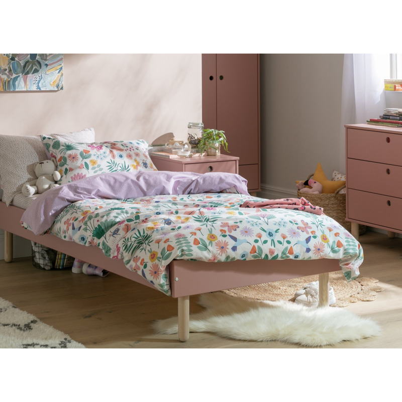 Habitat Eden Single Platform Bed Frame - Pink by Argos | ufurnish.com
