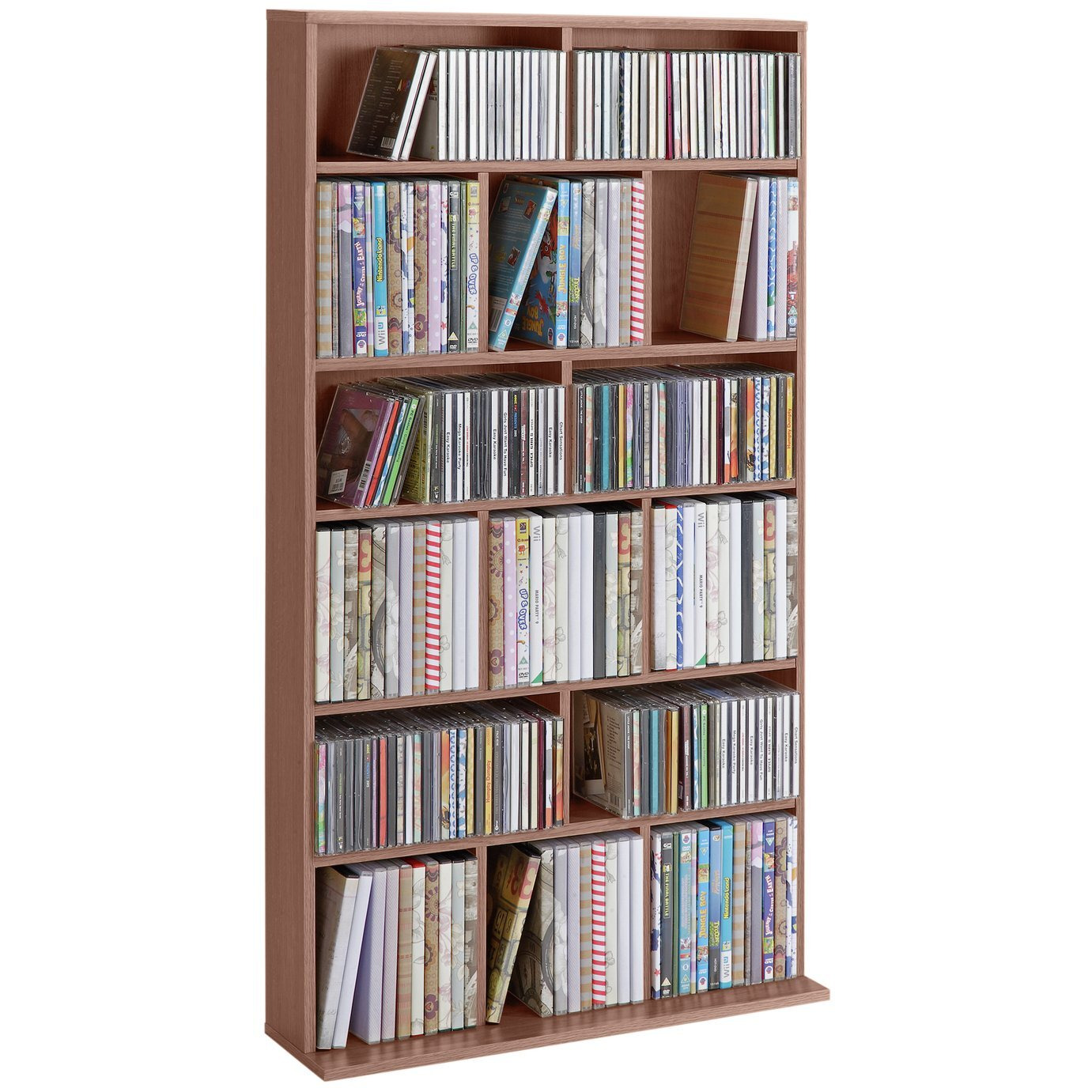 Argos Home Wide CD and DVD Unit - Oak Effect by Argos | ufurnish.com