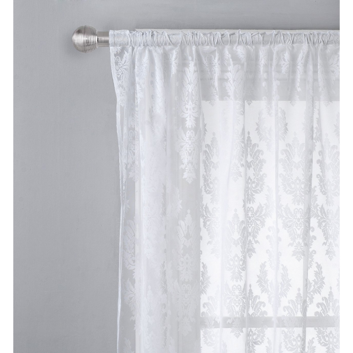 Argos Home Damask Net Pencil Pleat Curtain by Argos | ufurnish.com