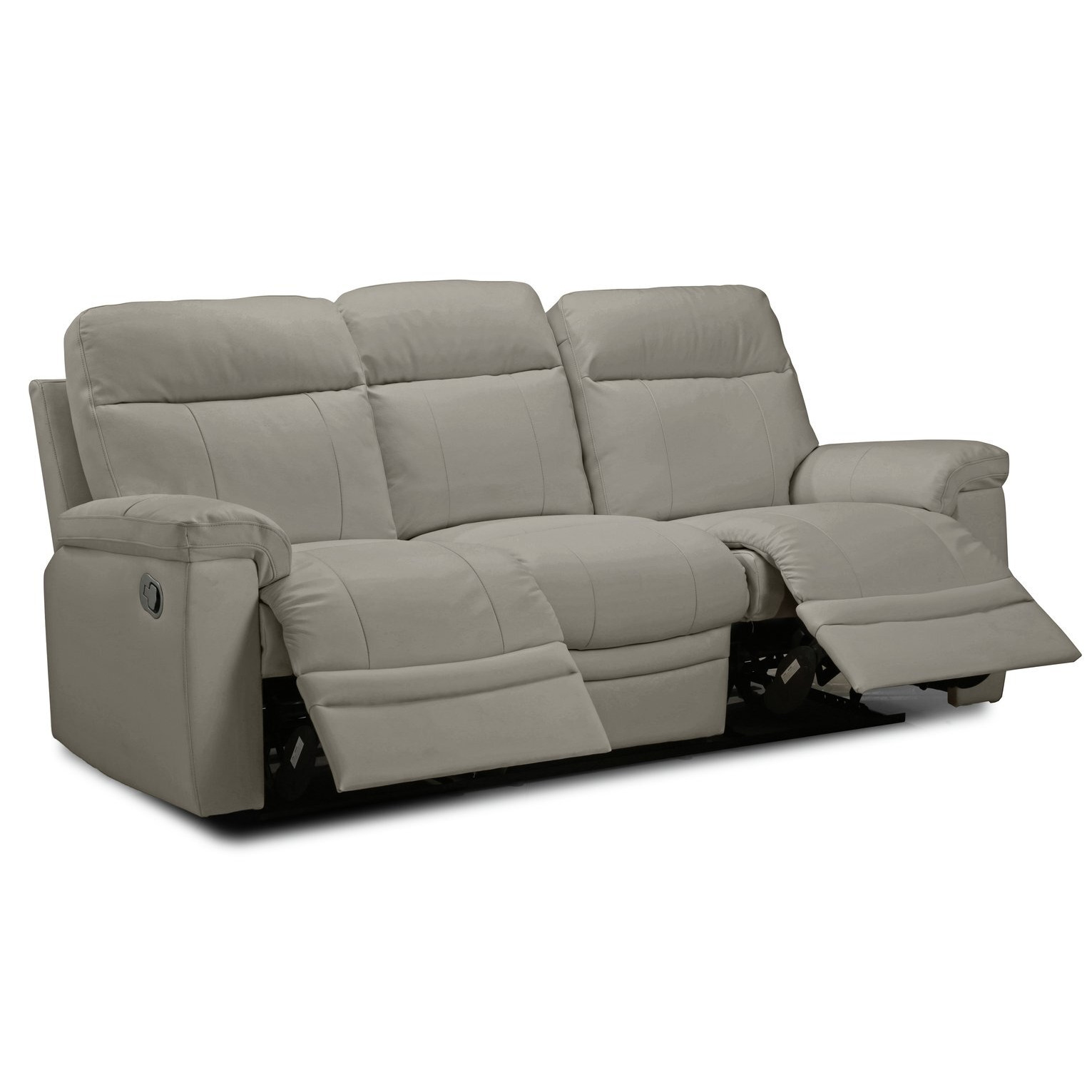 Argos Home New Paolo 3 Seater Manual Recliner Sofa - Grey by Argos ...