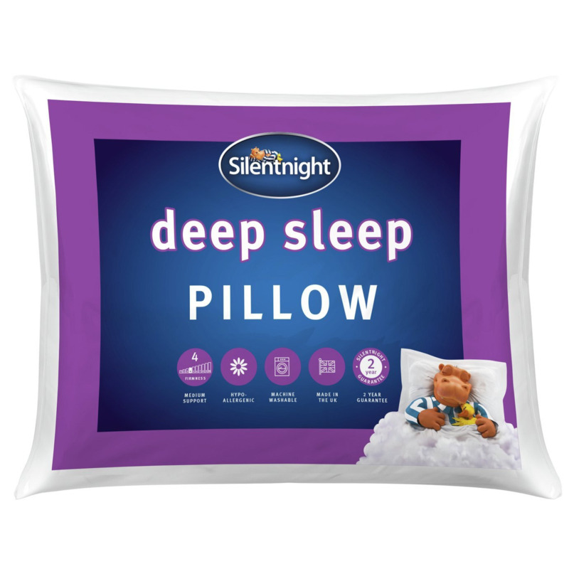 Silentnight Deep Sleep Medium/ Soft Pillow by Argos | ufurnish.com