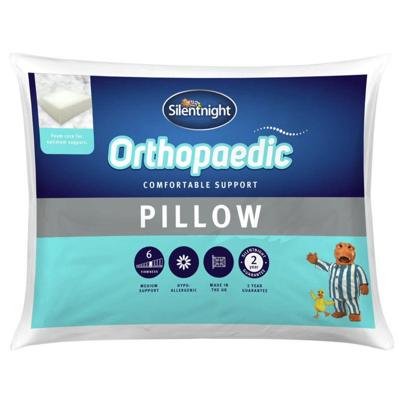 Silentnight Orthopaedic Medium Support Pillow by Argos | ufurnish.com
