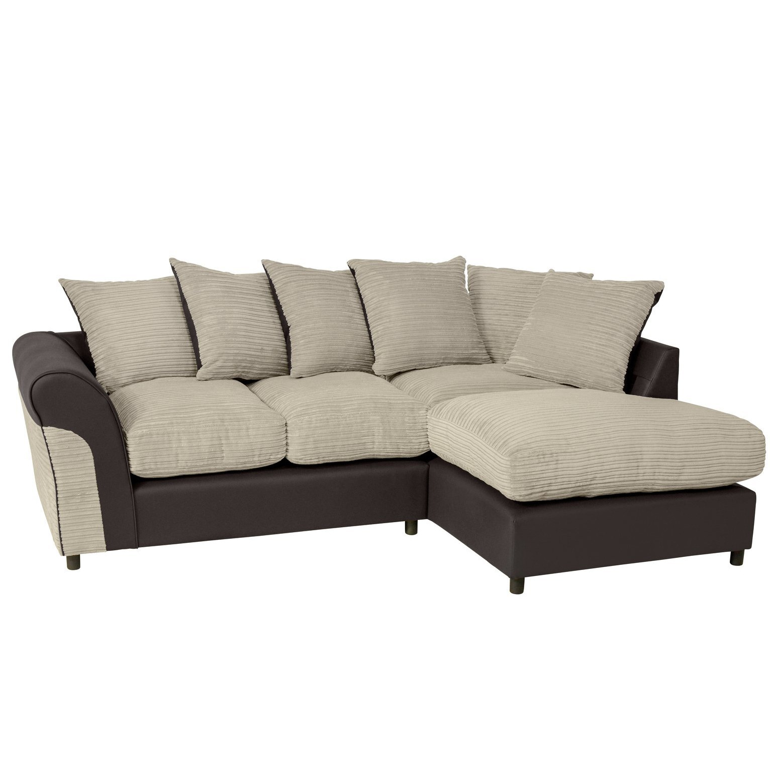 Argos Home Harry Fabric Right Hand Corner Sofa-Natural by Argos ...