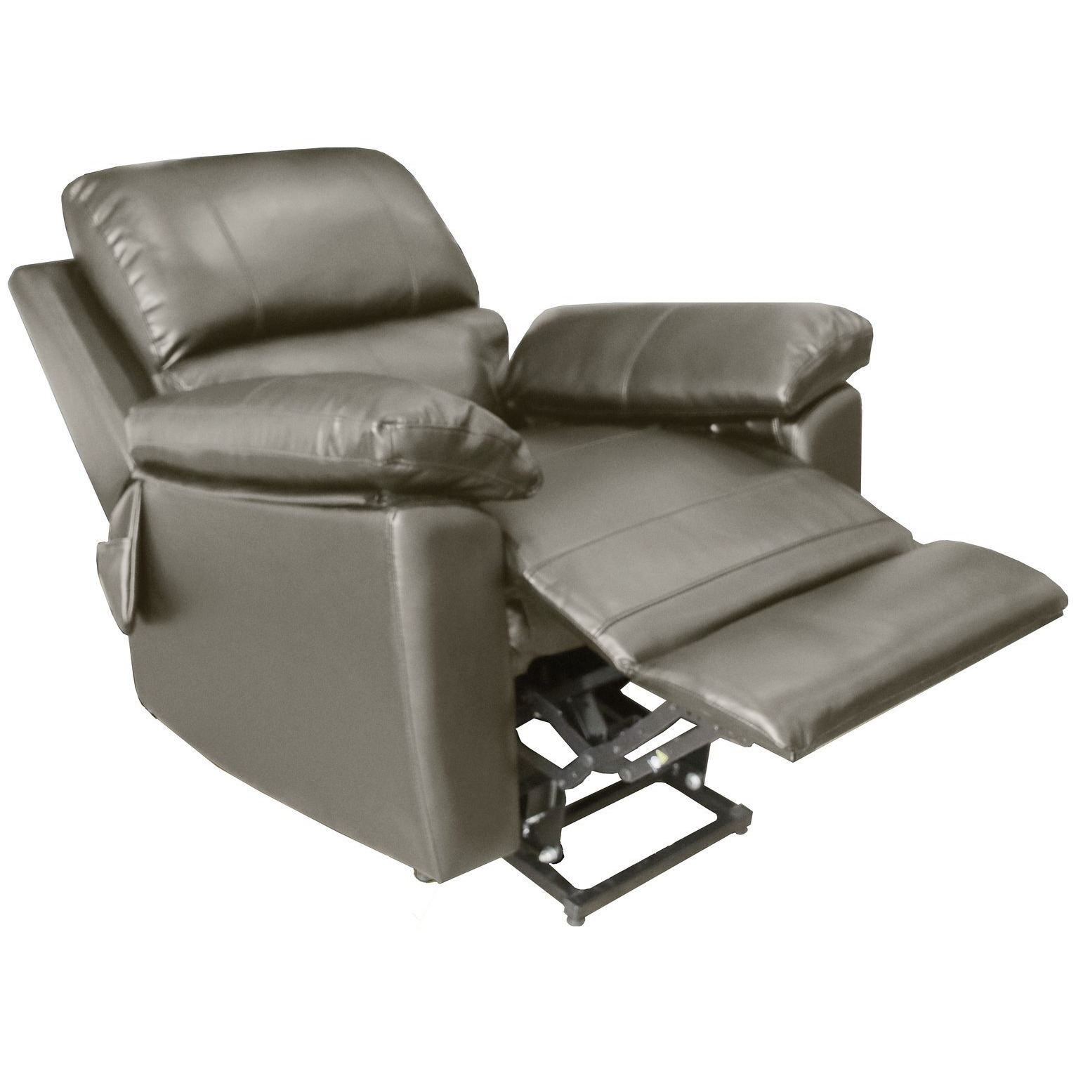 Argos Home Toby Faux Leather Rise & Recline Chair - Grey by Argos ...