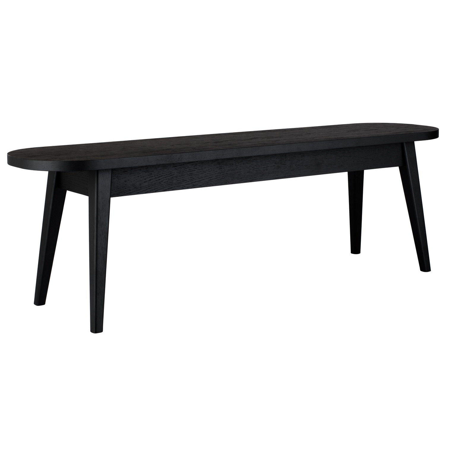 Habitat Etta 3 Seater Dining Bench - Black by Argos | ufurnish.com