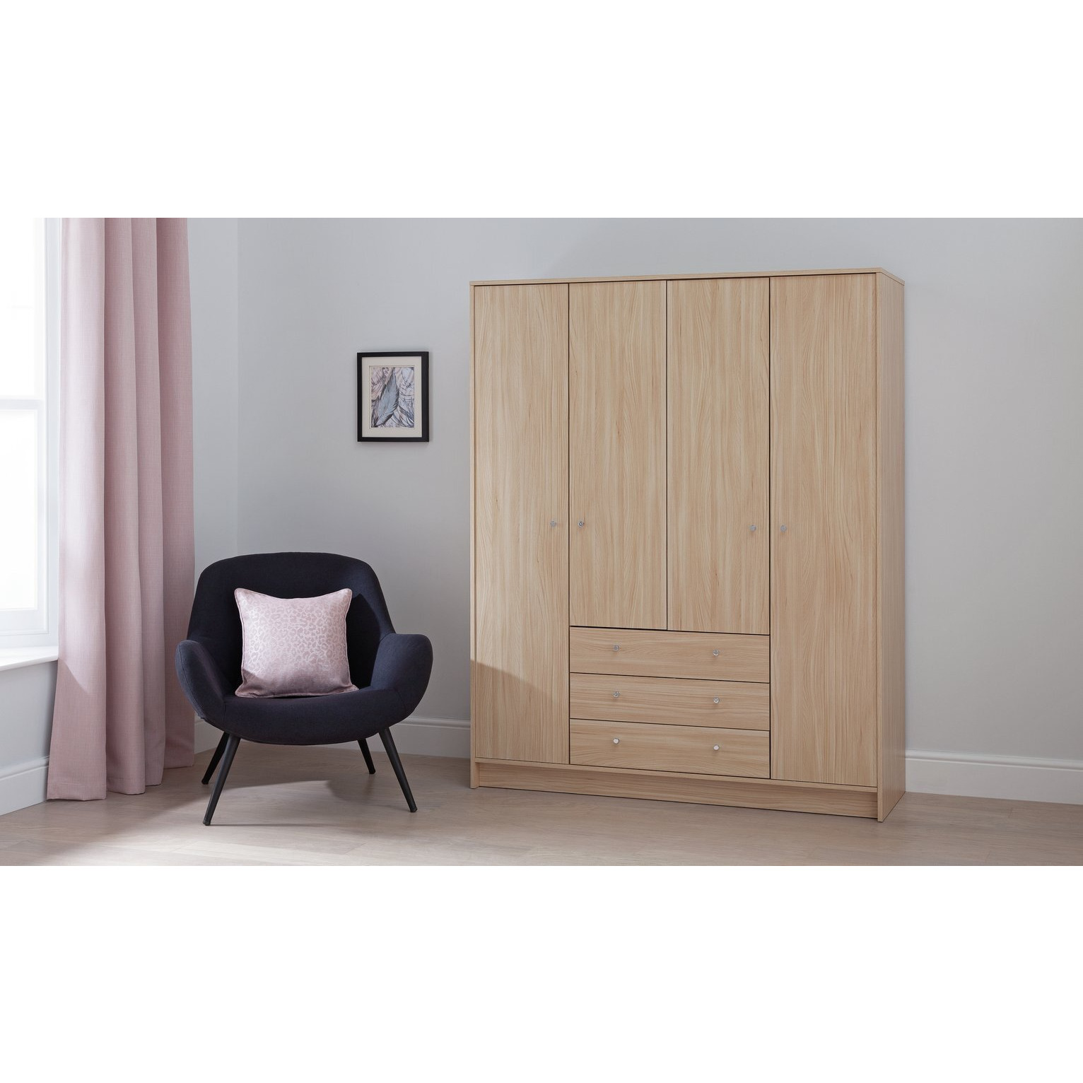 Argos beech wardrobe store