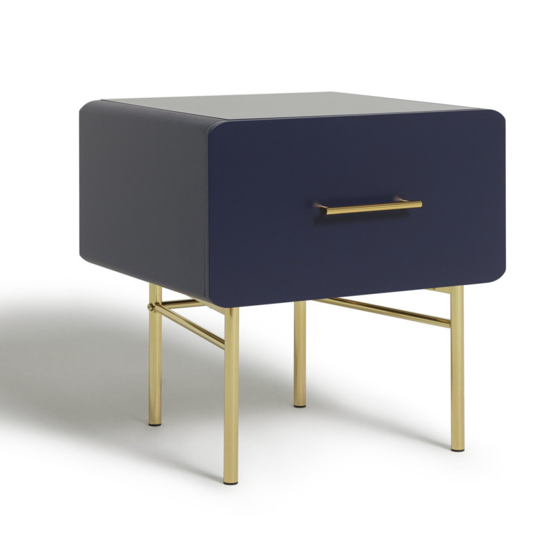 Habitat Wilderness 1 Drawer Bedside Table - Blue by Argos | ufurnish.com