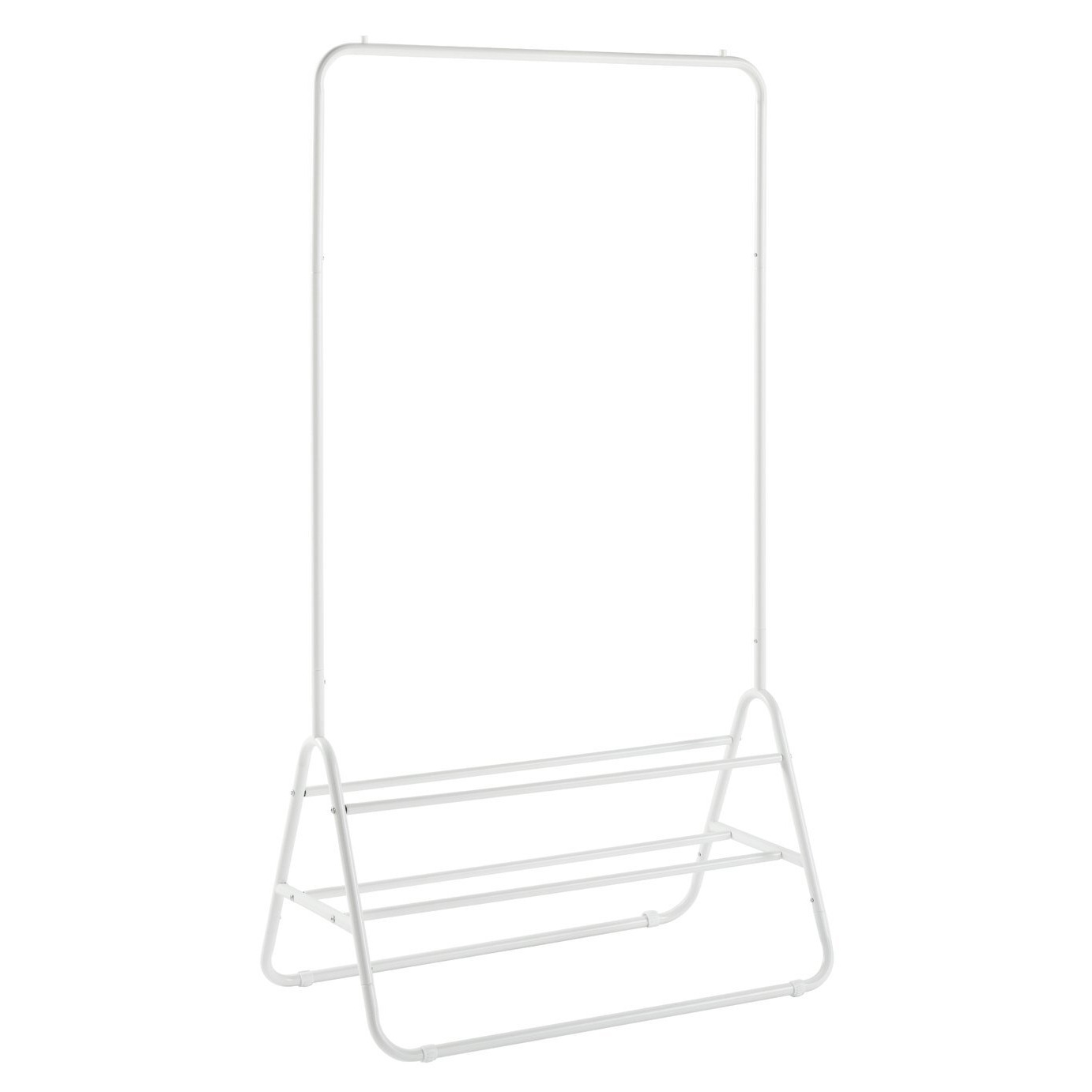 Habitat Arnie Clothes Rail and Shoe Storage - White by Argos | ufurnish.com