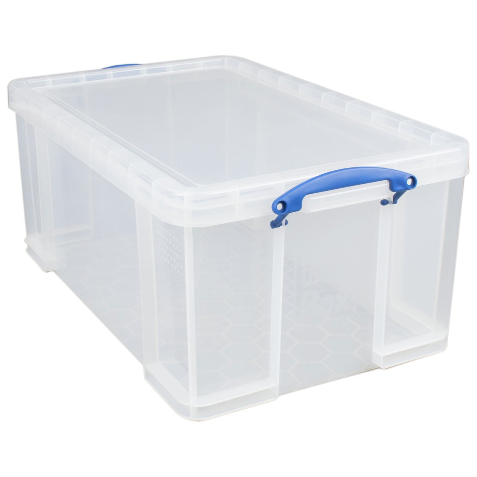 Really Useful 64L Plastic Storage Box - Clear by Argos | ufurnish.com