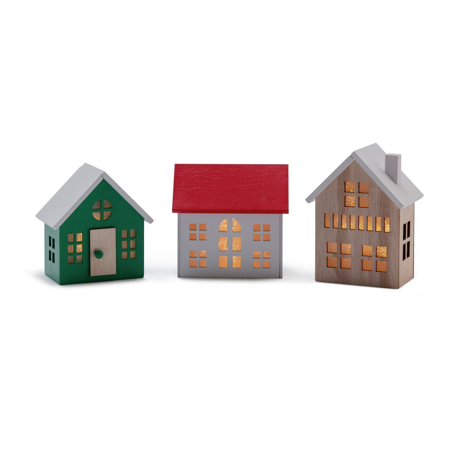 Argos Home Light Up House Set - Green and Red by Argos | ufurnish.com