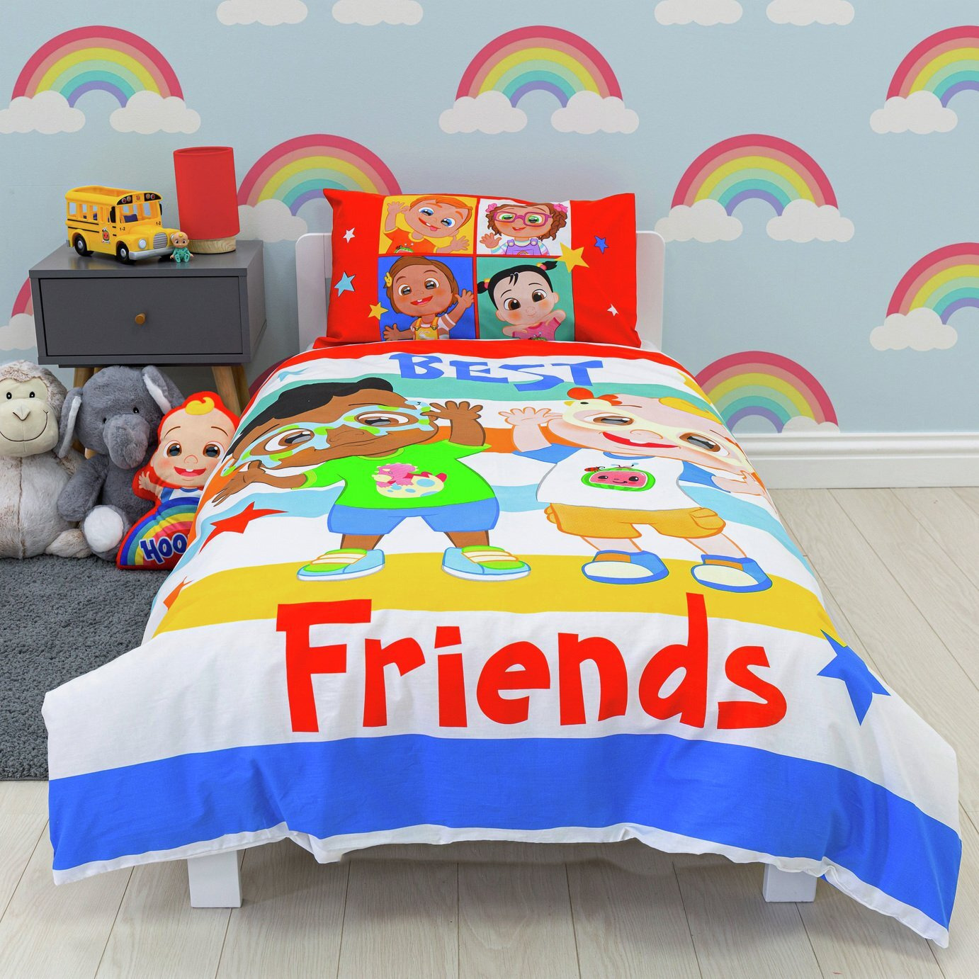 CoComelon JJ and Friends Kids Bedding Set - Toddler by Argos | ufurnish.com