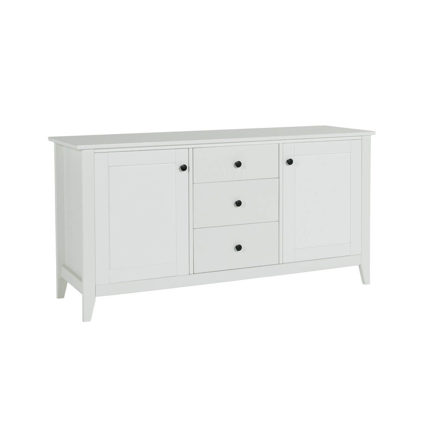 Habitat Minato 2 Door 3 Drawer Sideboard - White by Argos | ufurnish.com