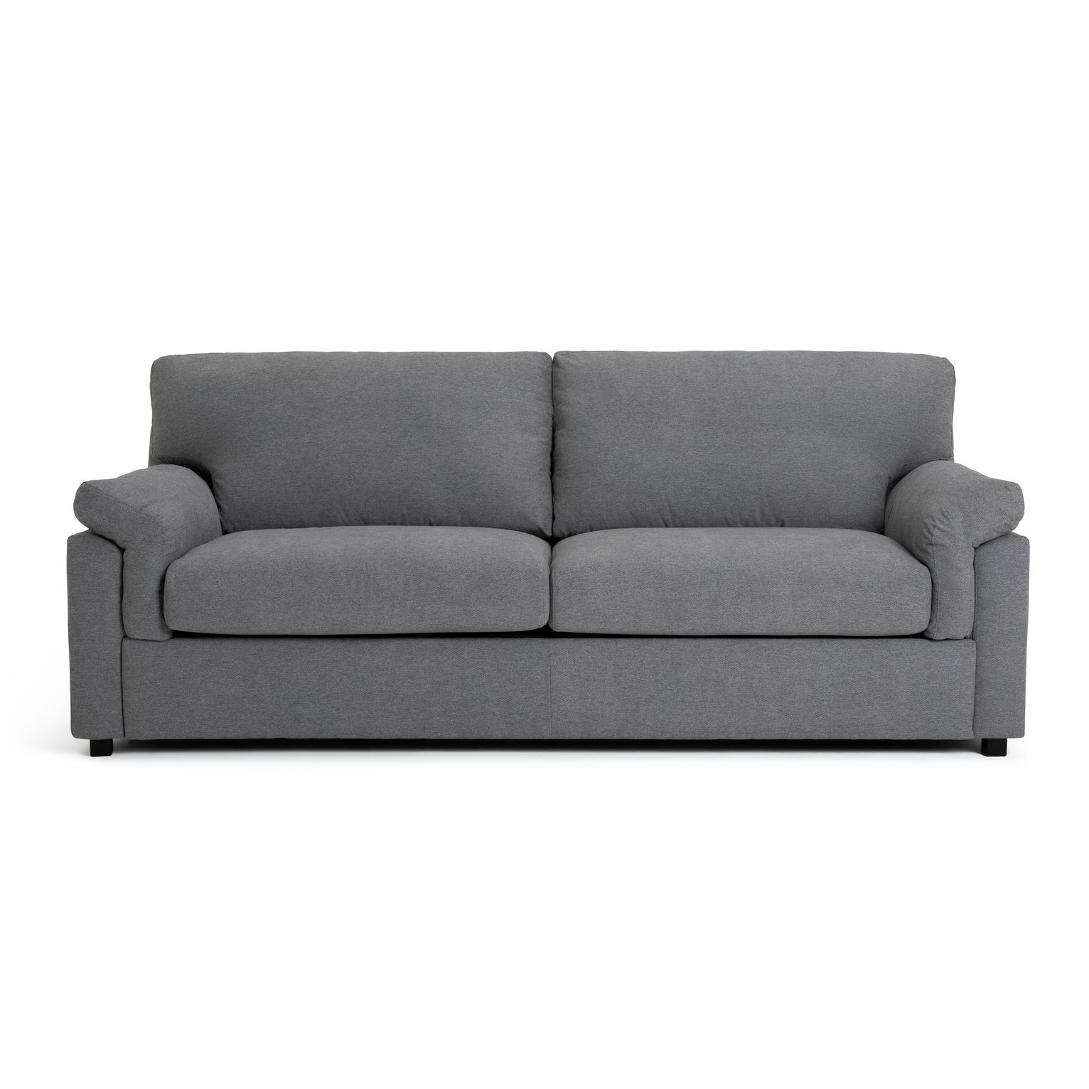 Habitat Florence Fabric 4 Seater Sofa - Grey by Argos | ufurnish.com