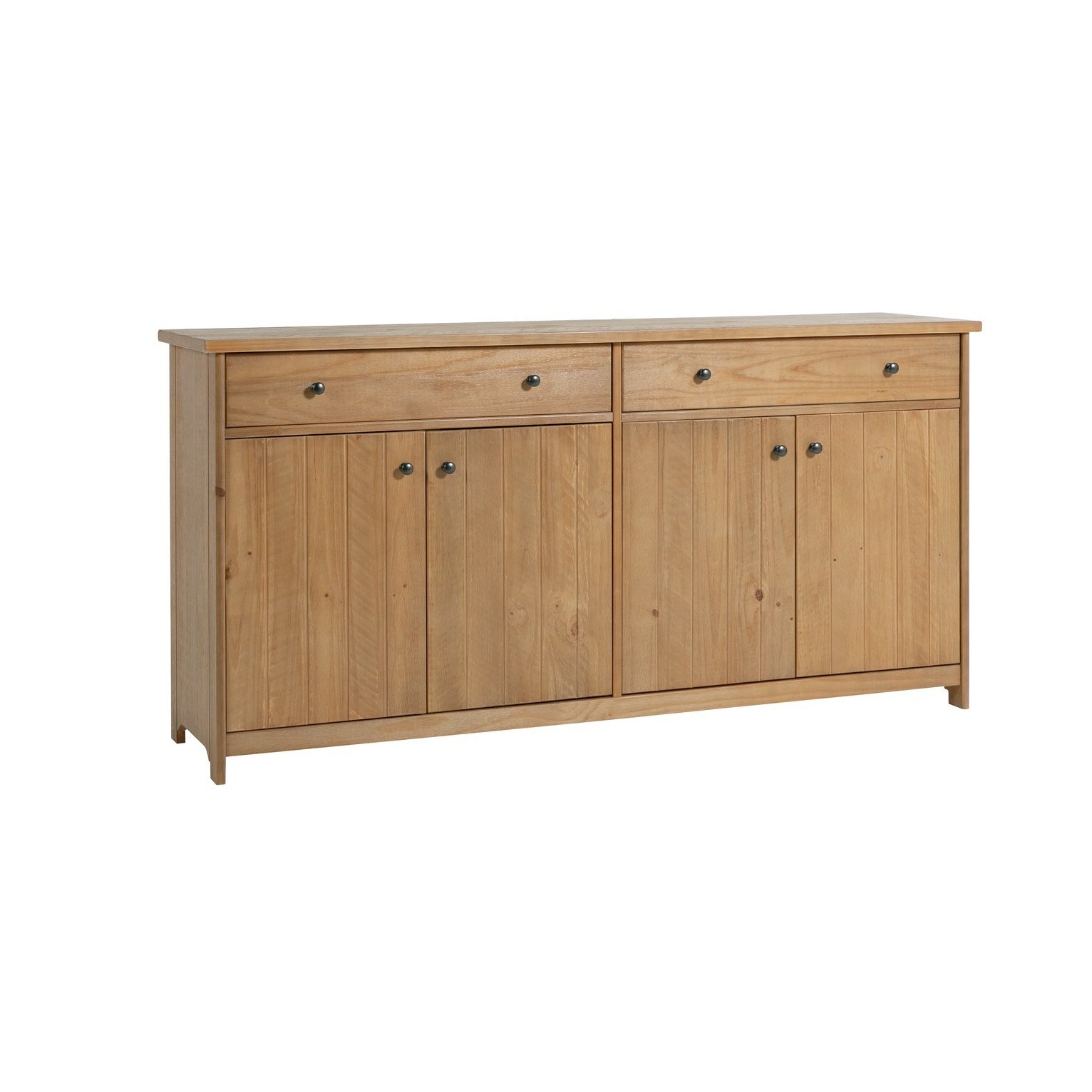 Habitat Denver 4 Door 2 Drawer Sideboard - Pine by Argos | ufurnish.com