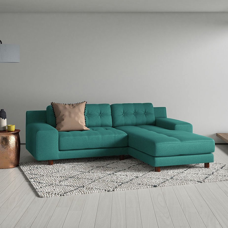 Habitat Hendricks Right Hand Corner Chaise Sofa - Natural by Argos ...
