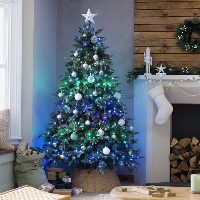 Habitat 7ft Pre lit Natural Look Christmas Tree by Argos | ufurnish.com
