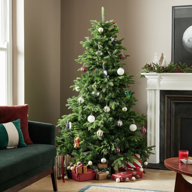 Habitat 6ft Natural Look European Fir Christmas Tree by Argos ...