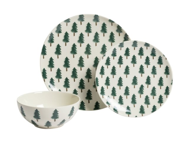 Argos Home Trees 12 Piece Stoneware Dinner Set by Argos | ufurnish.com