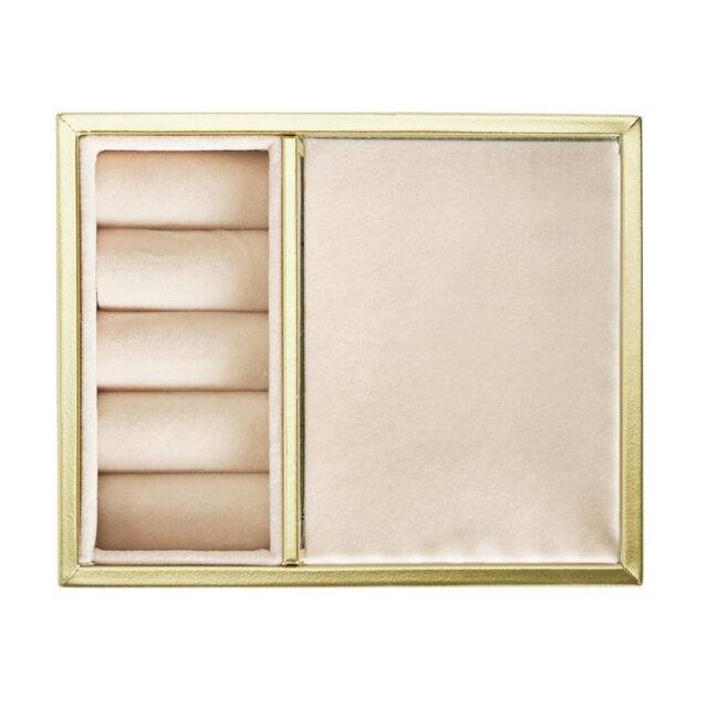 Home Ribbed Glass Open Jewellery Box by Argos | ufurnish.com