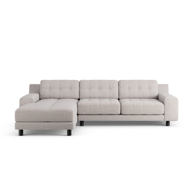 Habitat Hendricks Left Hand Corner Sofa - Natural- Black Leg by Argos | ufurnish.com