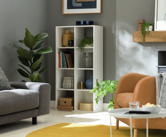 Argos Home Squares 8 Cube Storage Unit - White by Argos | ufurnish.com