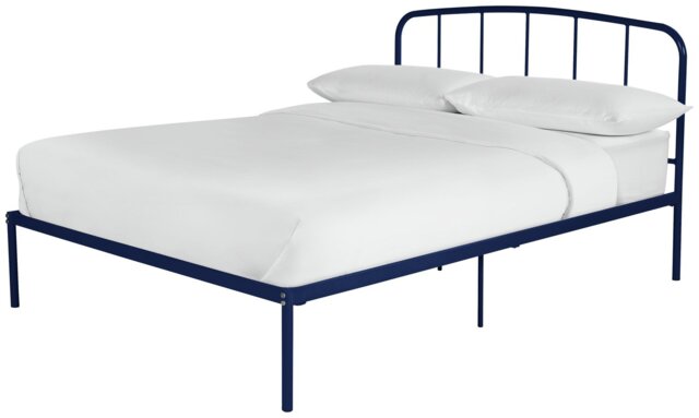 Argos Home Freja Double Metal Bed Frame - Blue by Argos | ufurnish.com