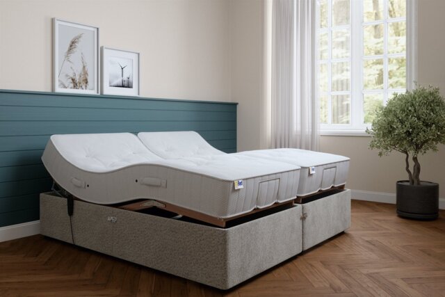 Mibed Essentials Pocket Superking Adjustable Bed - Dark Grey by Argos ...