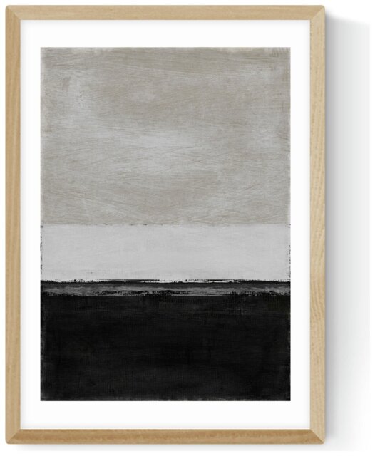 East End Prints Day Oak Frame Art Print - A3 by Argos | ufurnish.com