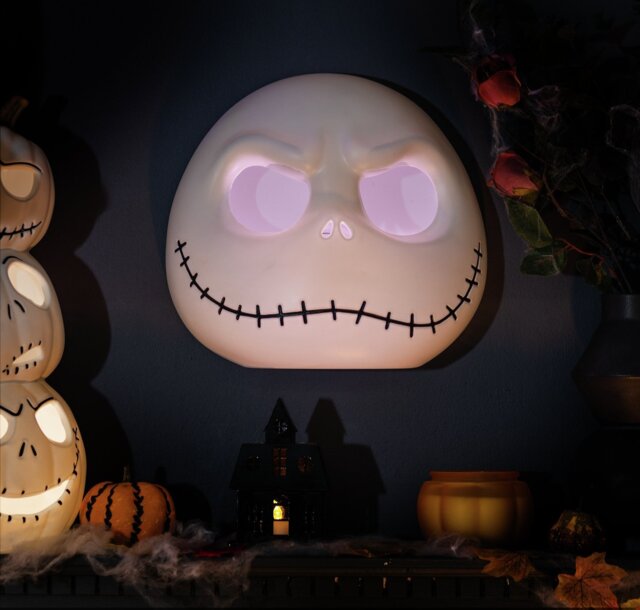 Nightmare Before Christmas Halloween Jack Head Decoration by Argos ...