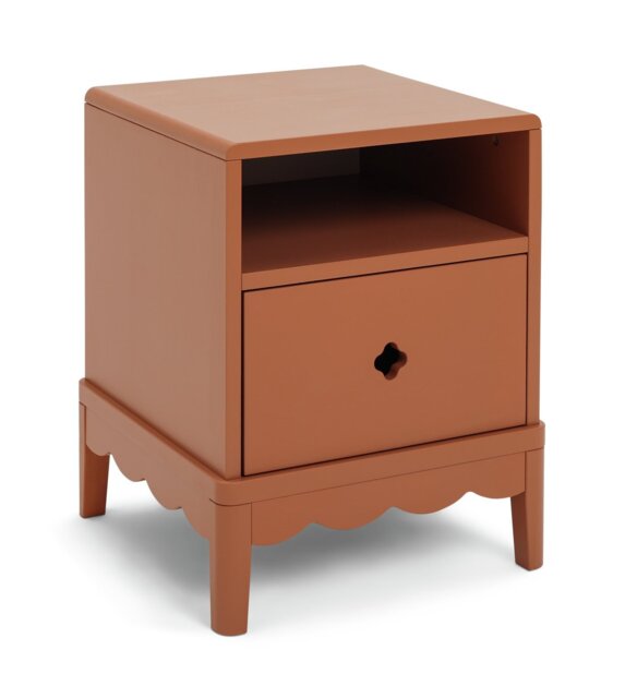Habitat Kids Serena Bedside Table - Rust by Argos | ufurnish.com