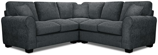 Argos Home Taylor Fabric Corner Sofa - Grey by Argos | ufurnish.com