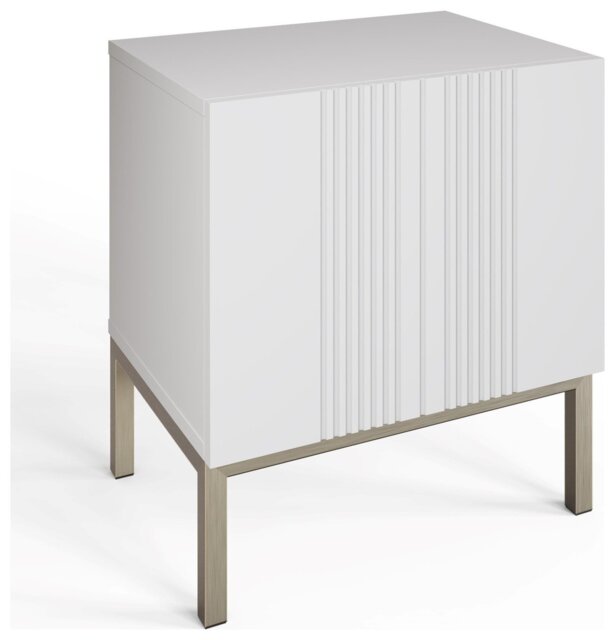 Frank Olsen Iona Side Table - White by Argos | ufurnish.com