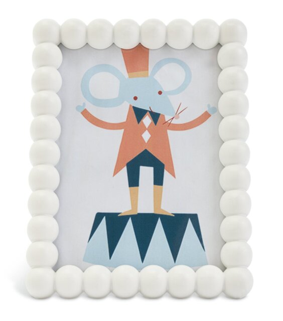 """Habitat White Bobble Picture Frame - 5x7""""""" by Argos | ufurnish.com