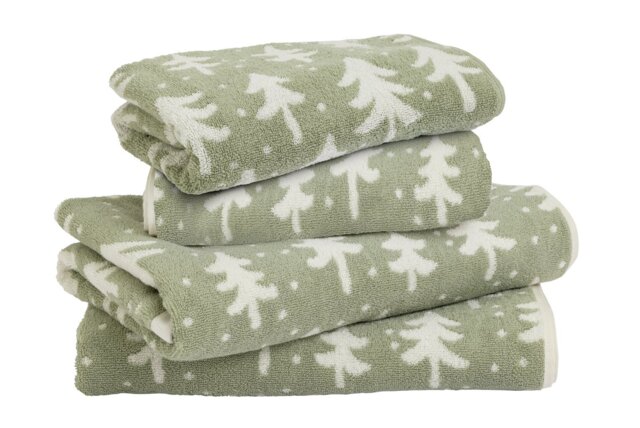 Argos Home Christmas Tree Bale Towel - Green by Argos | ufurnish.com