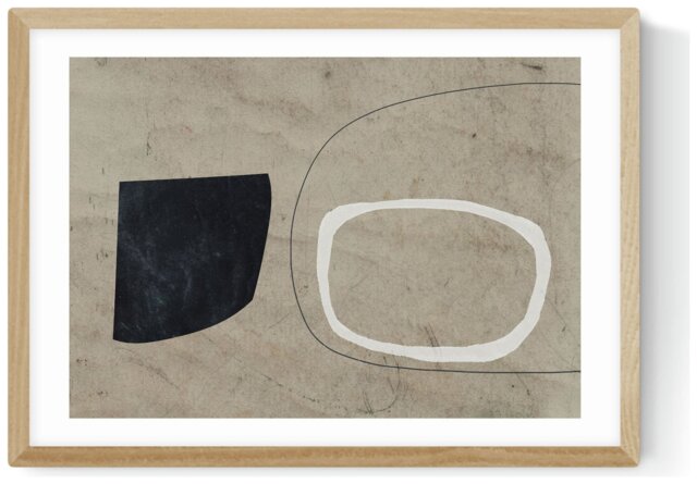 East End Prints Comfort Oak Frame Art Print - A3 by Argos | ufurnish.com