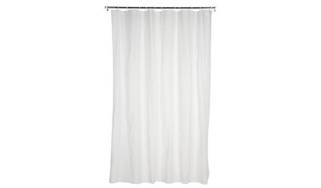 Argos Home Essentials Plain Shower Curtain - White by Argos | ufurnish.com