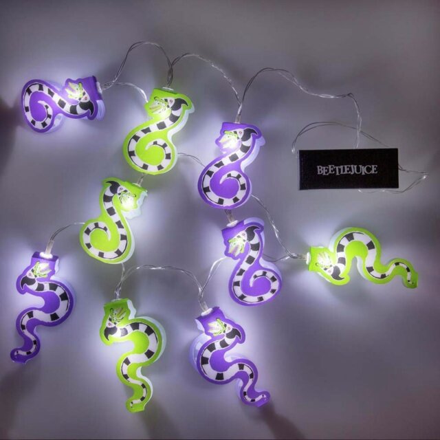 Beetlejuice Shaped 9 LED Halloween String Lights by Argos | ufurnish.com