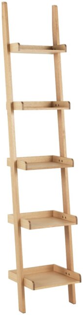 Habitat Jessie Oak Veneer Narrow Ladder Shelf by Argos | ufurnish.com