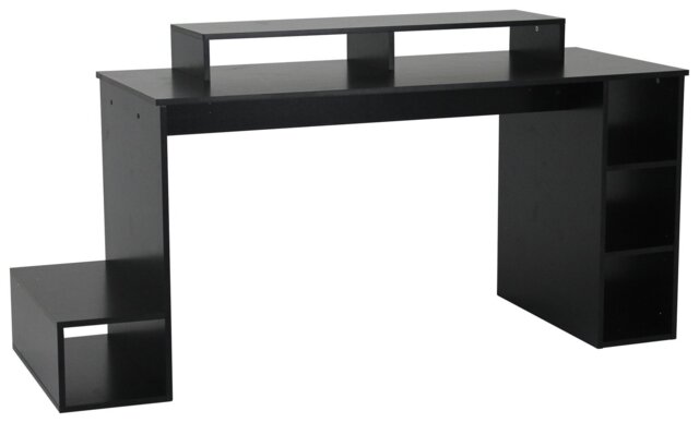 Argos Home Gaming Desk - Black by Argos | ufurnish.com