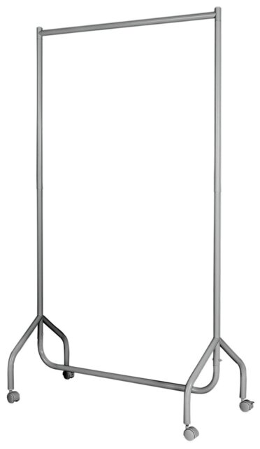 Argos Home Heavy Duty Single Clothes Rail - White by Argos | ufurnish.com