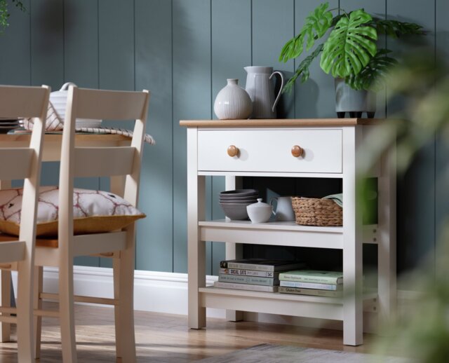 Argos Home Winchester Console Table - Cream Two Tone by Argos ...